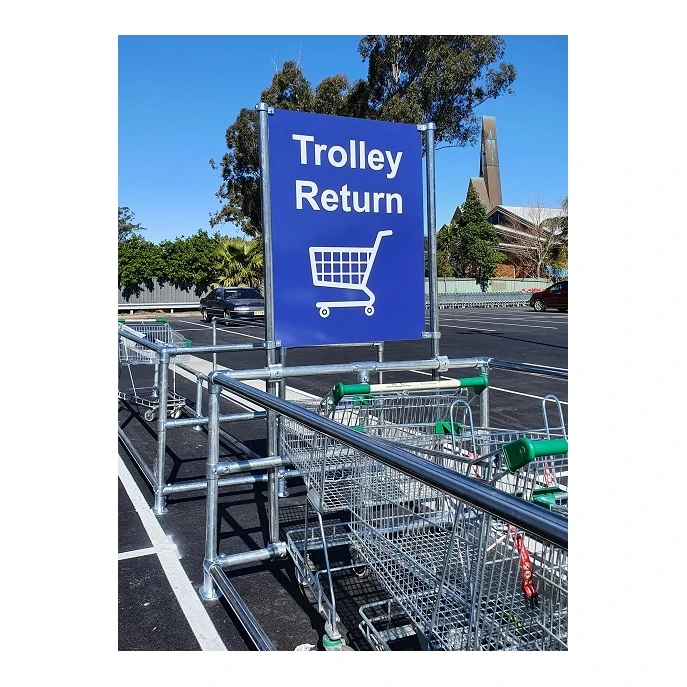 Trolley Bay Standard Size - Single Bay - Bolt Down
