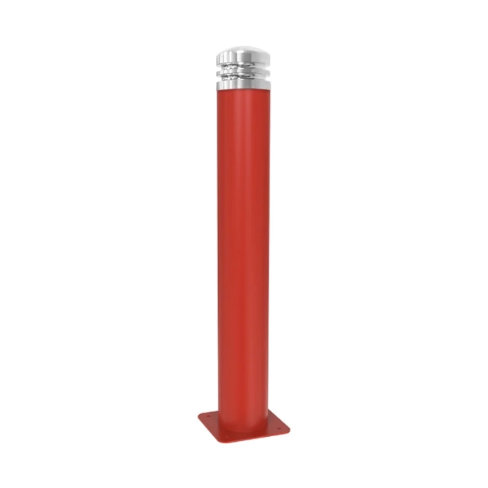 Architectural Steel Bollards with Apollo Cap - Custom Colour (Base Plate)