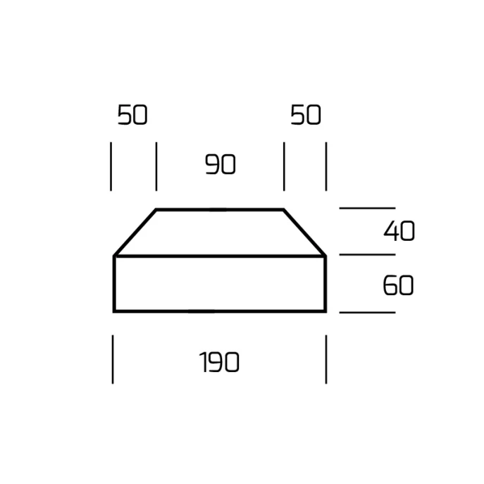 4 Reinforced Concrete Wheel Stops 2.4m Precast Concrete Wheel Stops